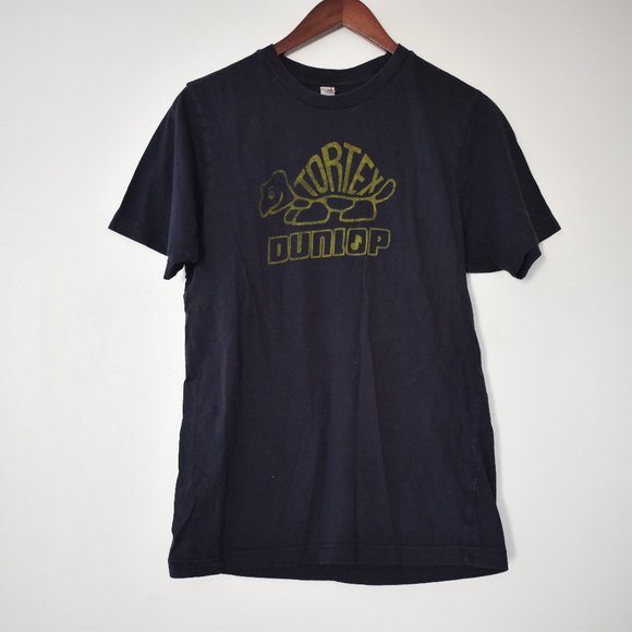 Anvil | Shirts | Tortex Dunlop Black Tee With Yellow Green Turtle Logo ...